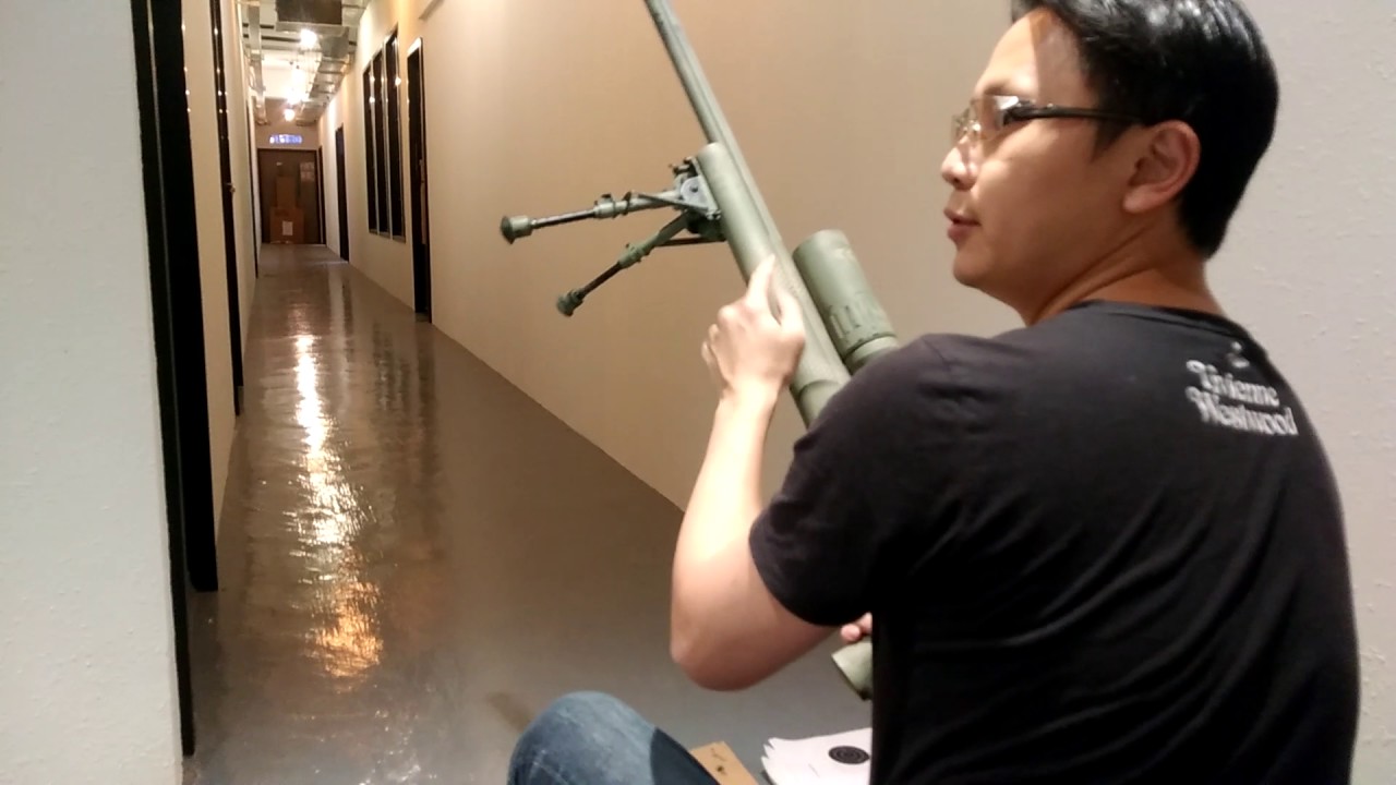 CRW Custom M24 手拉狙spring powered rifle - YouTube