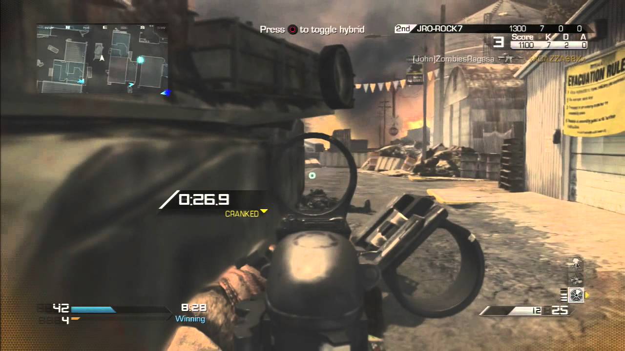 COD Ghosts 3rd Live Commentary "Cranked" : Remington best gun? - YouTube