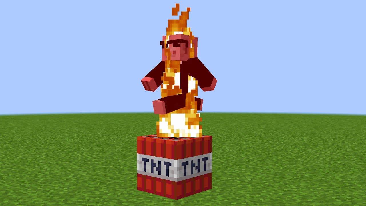 will tnt explode ? - YouTube