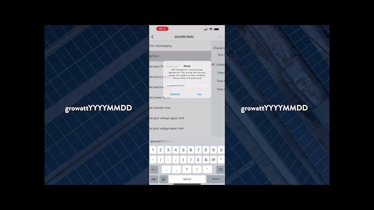 Force Charge Growatt Batteries - YouTube