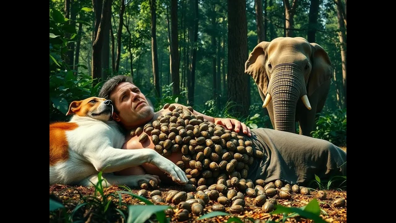 Man infected with Barnacles was rescued by hero dog and elephant. - YouTube