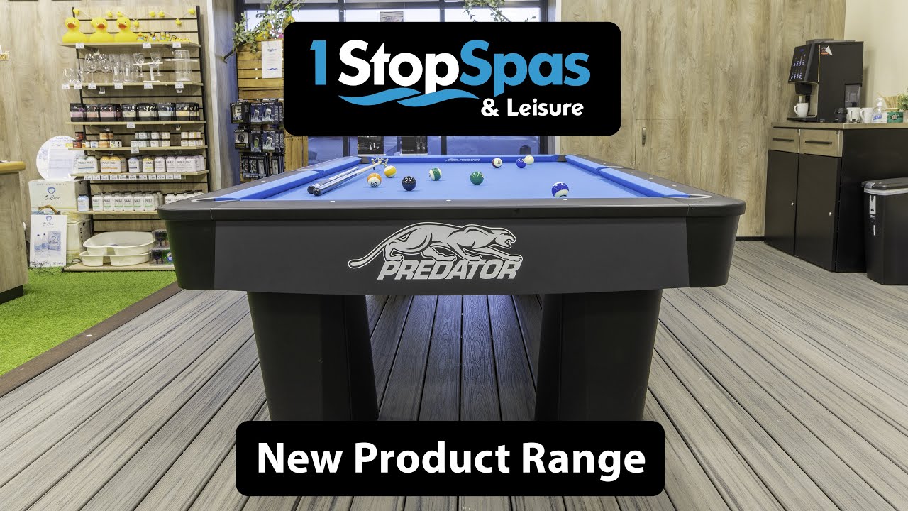 Predator Pool Tables At 1 Stop Spas & Leisure - YouTube
