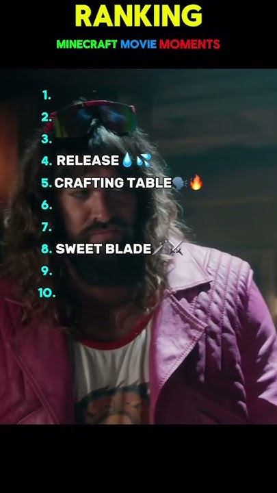 Ranking Minecraft Movie Moments Pt.1 #minecraft #ranking #shorts - YouTube