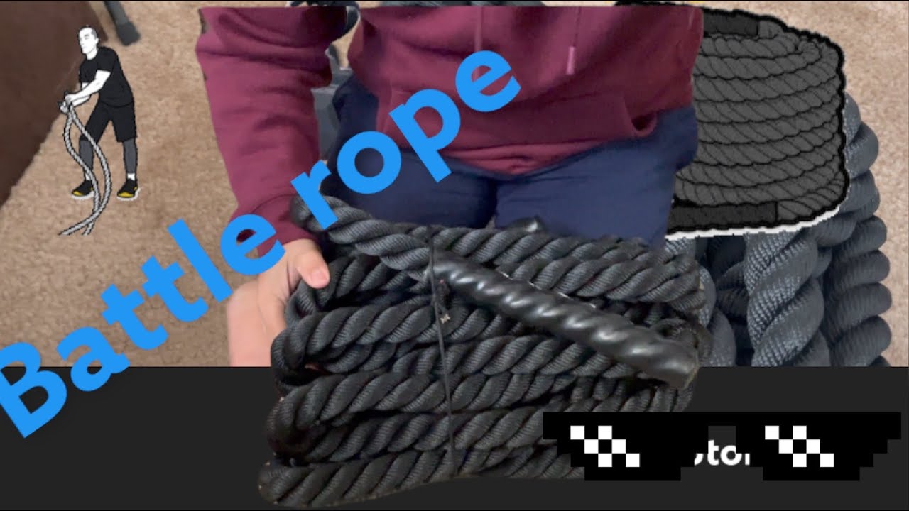 How to set up Battle Rope at home | unboxing | Amazon finds gym ...
