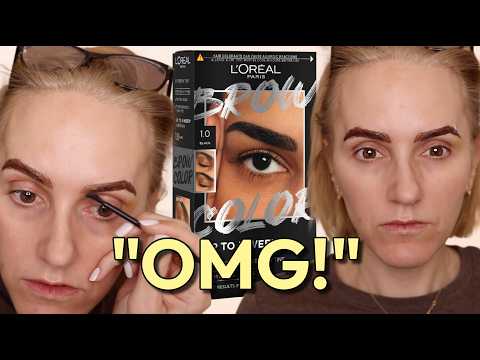 DIY Brow Tint Disaster or Dupe for the Salon? L’Oréal Test