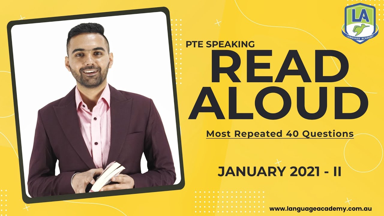 PTE Speaking Read Aloud | January 2021 - II Practice Questions ...
