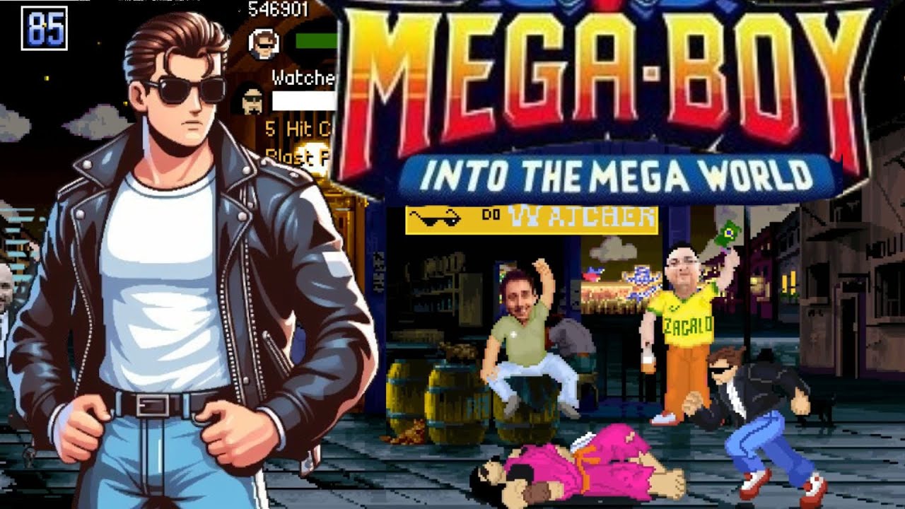 Mega-Boy - Into The Mega World [OpenBOR] games - gamer - YouTube