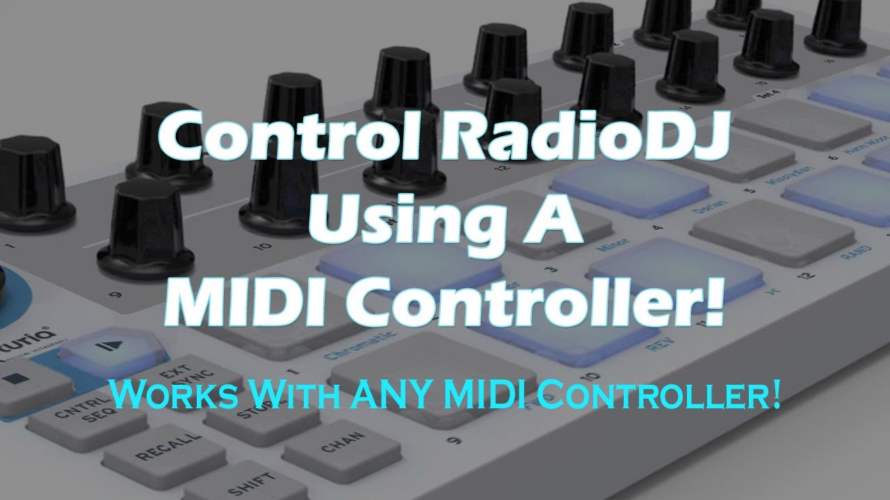 RadioDJ MIDI Controller Setup - YouTube