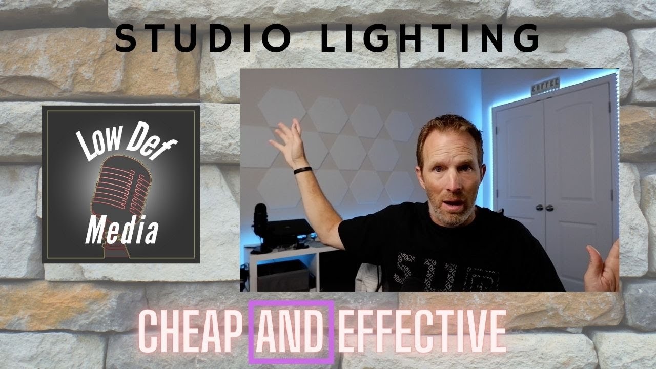 Low Cost Studio Lighting Solution - YouTube