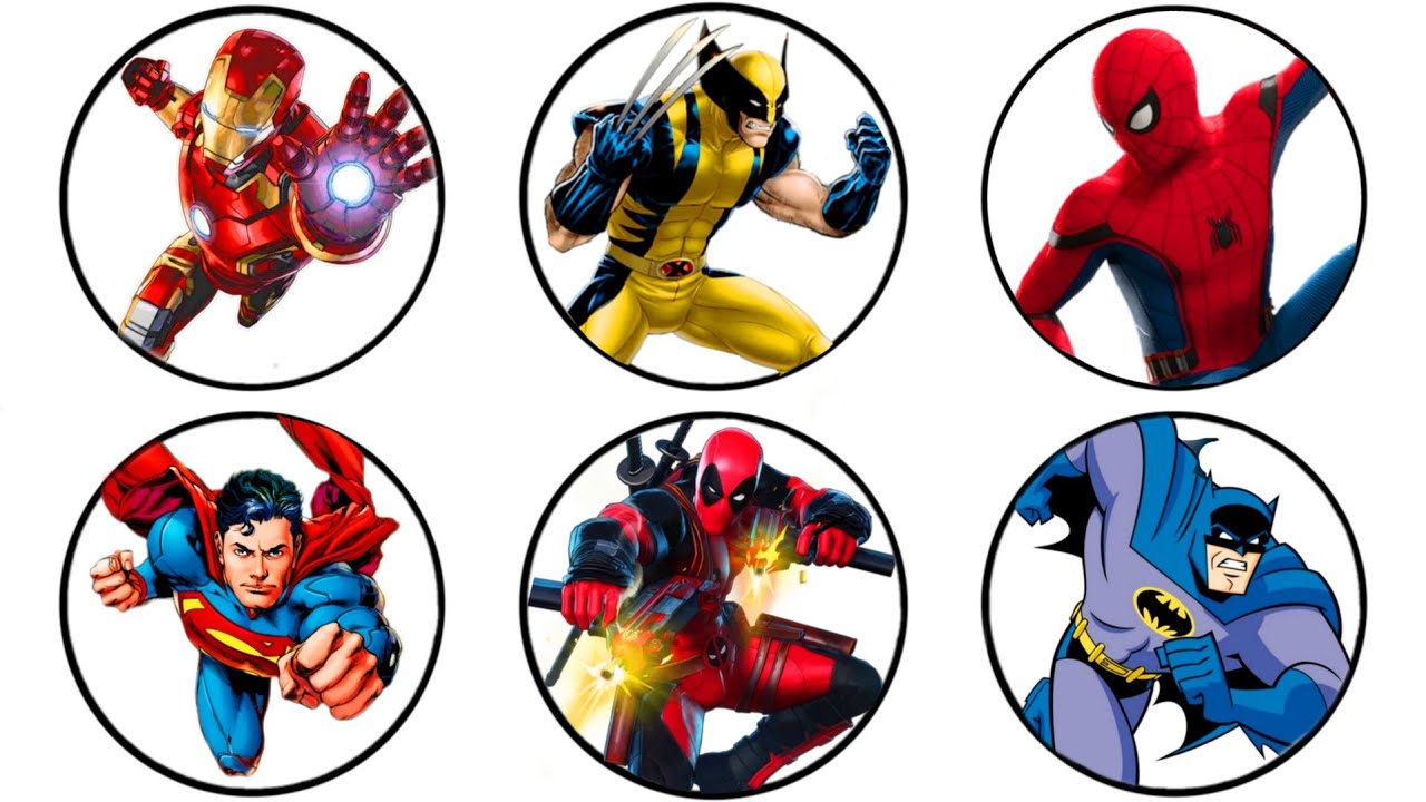 Spin Wheel Superhero Avengers Team Spiderman Vs Ironman, Batman vs ...