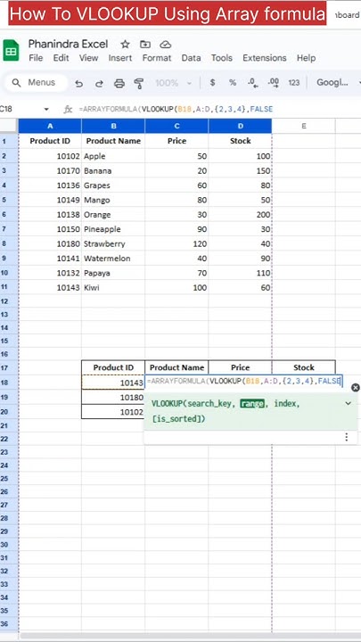 Vlookup For Multiple Columns | Vlookup In Telugu | Excel Tips In Telugu #vlookup #telugu #excel ...