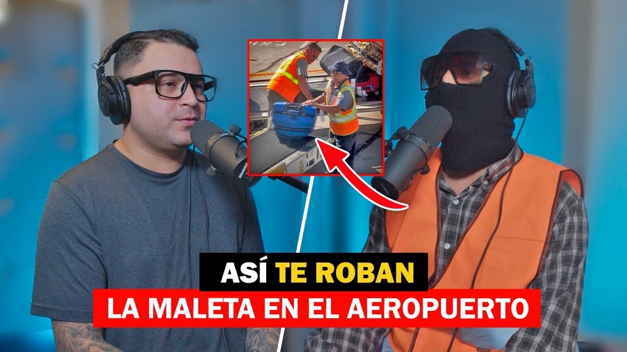 EX TRABAJADOR DE AEROPUERTO DICE COMO ROBAN LAS MALETAS | Rubén # 148 ...