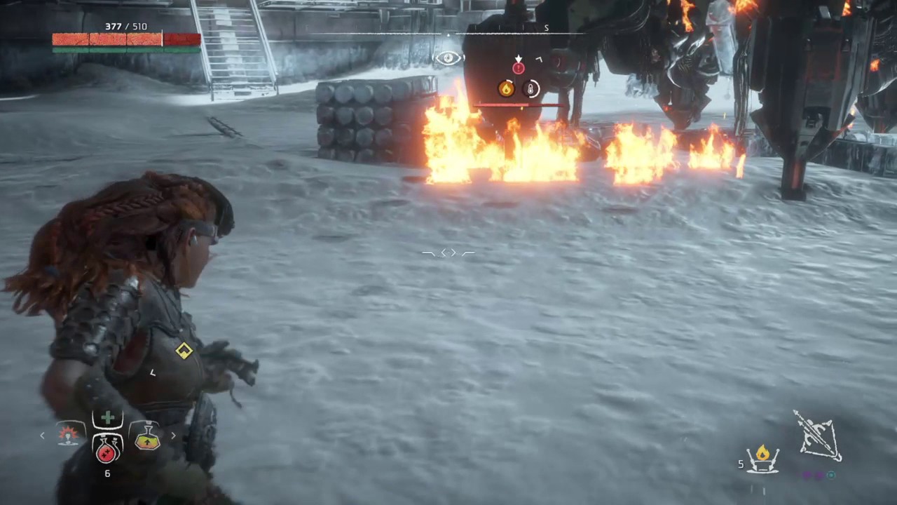 Horizon Zero Dawn™ Deathbringer Boss on Hard (Blind) - YouTube