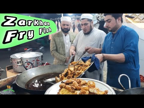Fish Fry at Zar Khan Fish Centre | Peshawari Fish - YouTube