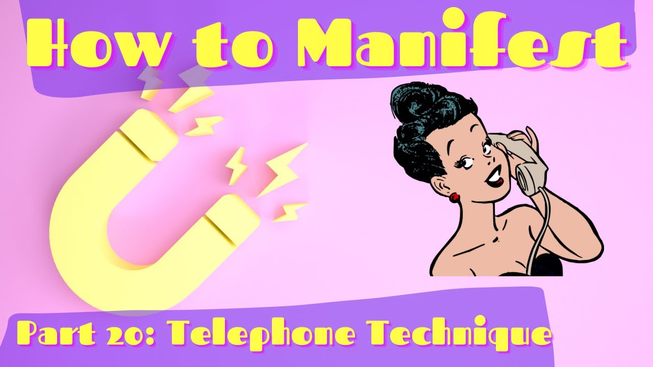 ☎️ TELEPHONE TECHNIQUE - Manifest for Yourself AND Others WITHOUT ...