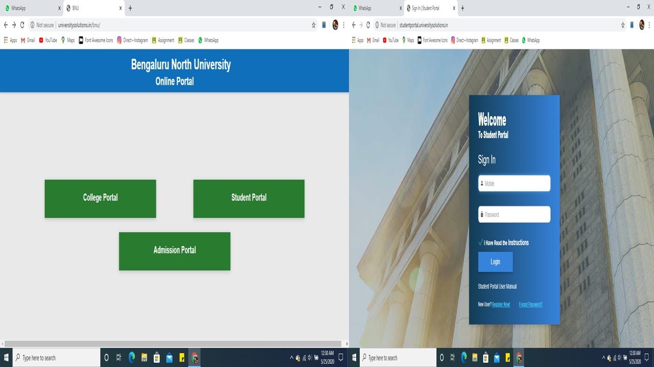Bangalore North University Online Exam Fees Payment 2020 link In The bangalore-north-university-online-exam-fees-payment-2020-link-in-the