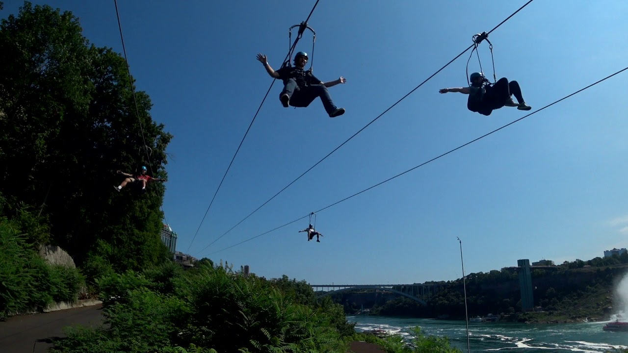 Niagara Falls Zipline - YouTube
