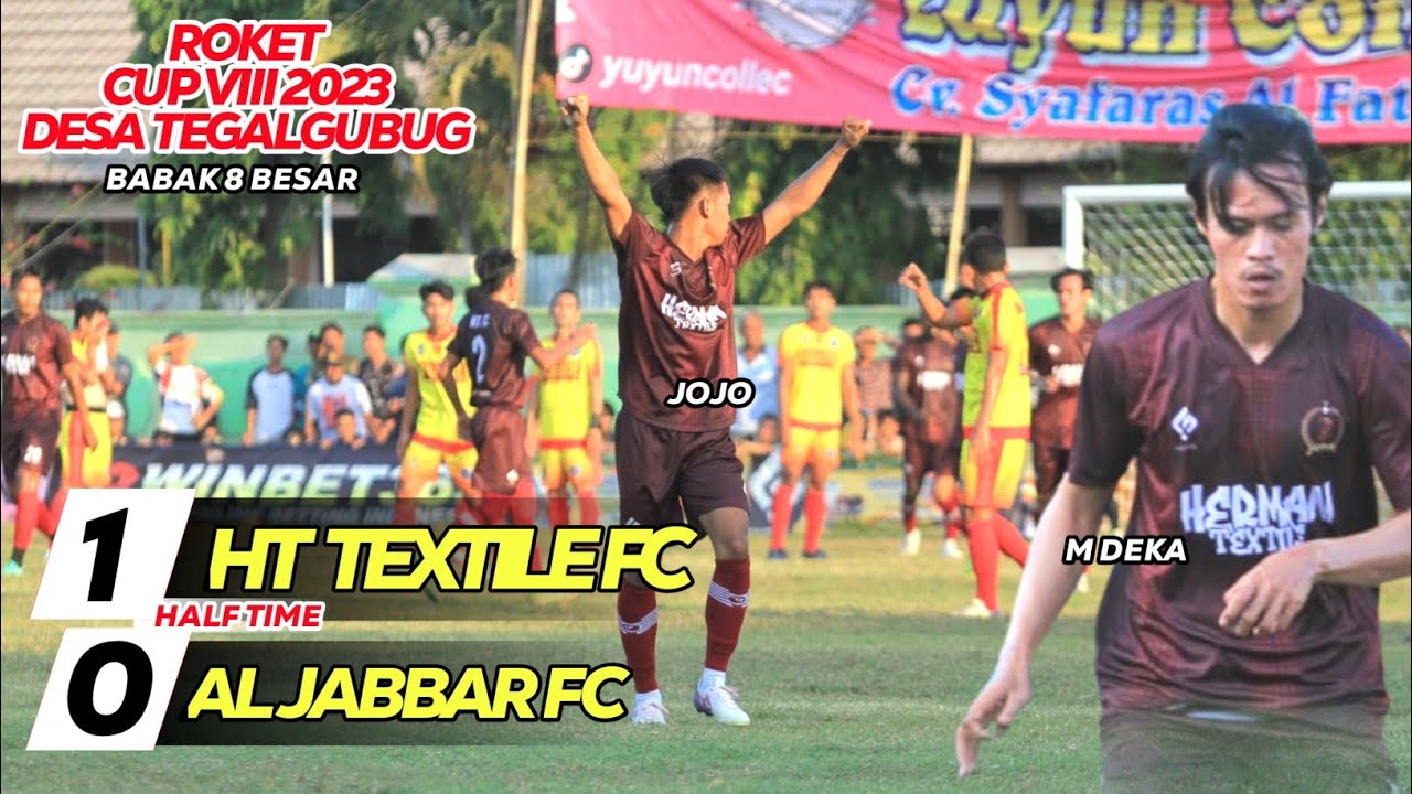 2 legiun asing ‼️ ht textile fc 🆚 al jabbar fc 1-0 babak pertama ...