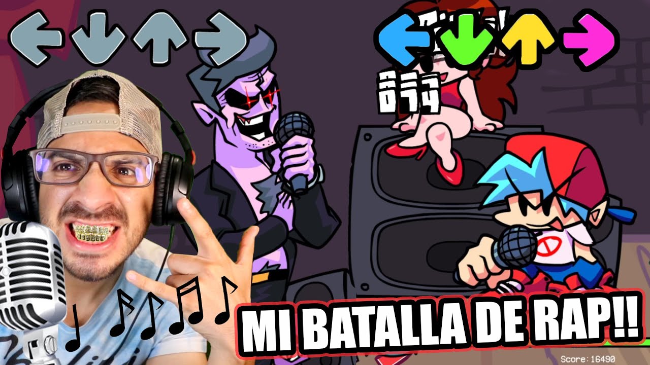 MI PRIMER BATALLA DE RAP EN FRIDAY NIGHT FUNKIN' | BATALLA DE CANTO ...