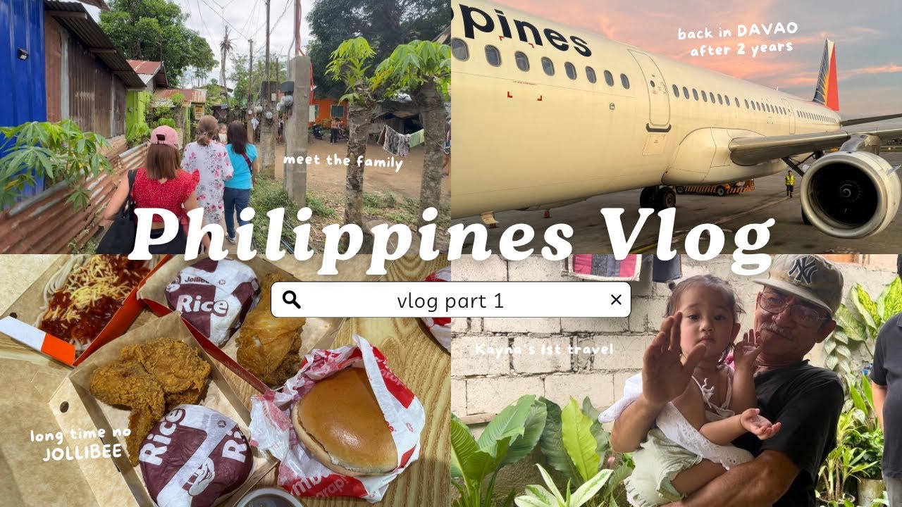 Philippines Vlog (part 1) | davao, family reunion, eating filipino food ...