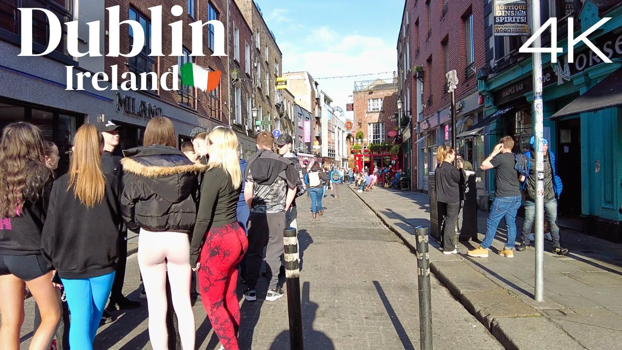 Walking in Dublin, Ireland - City Center Tour - 4k 60fps (UHD) - YouTube