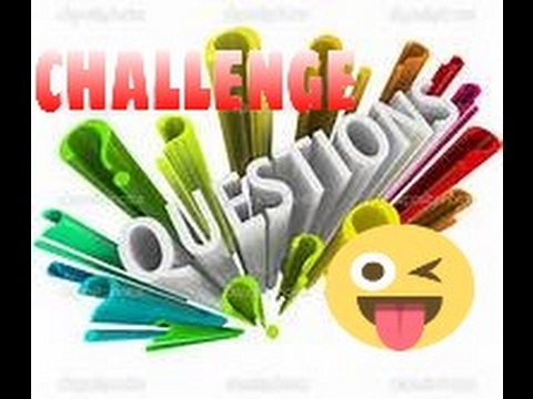question challenge - YouTube