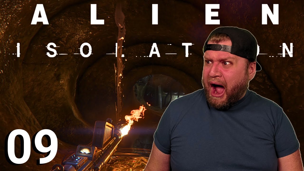 THEY'RE IN THE GOD DAMN WALL!! | ALIEN ISOLATION | PART 9 - YouTube