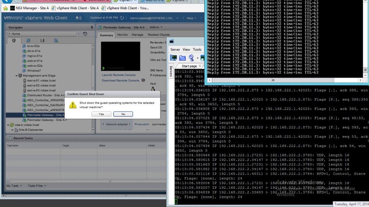 NSX Edge HA Configuration and Failure Testing - YouTube