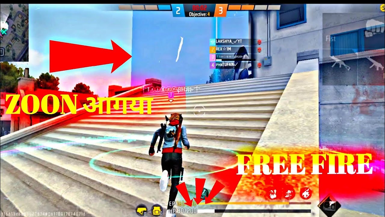 FREE FIRE ROUND 2 VS 2 BUT ROUND 2 VS 3 FREE FIRE 1VS4 CLUTCH - YouTube