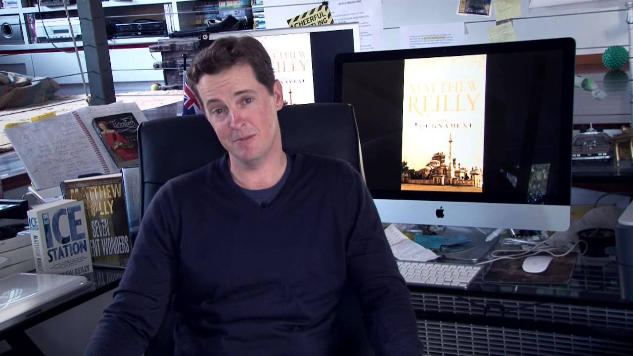 Matthew Reilly Introduces The Tournament to Booktopians - YouTube