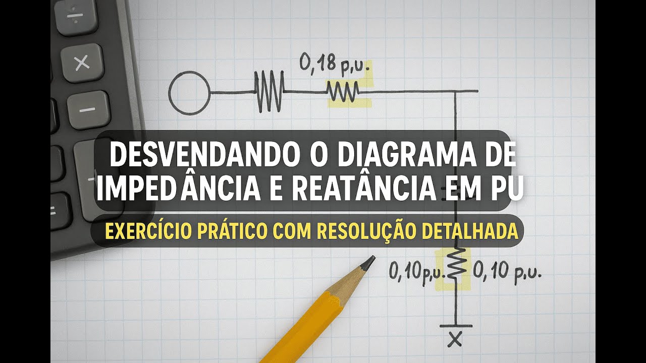 Desvendando o Diagrama de Impedância e Reatância em pu: Exercício ...