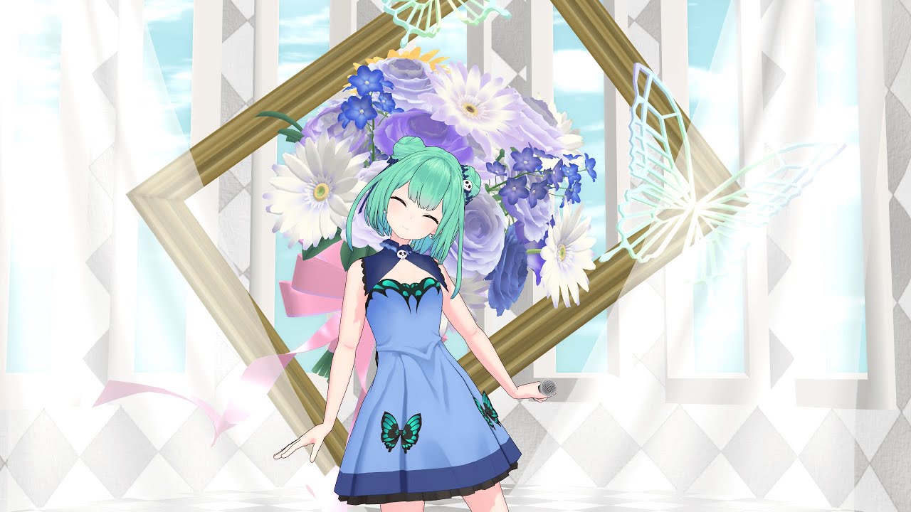 【MMD】潤羽るしあ「ワールドイズマイン」 - YouTube