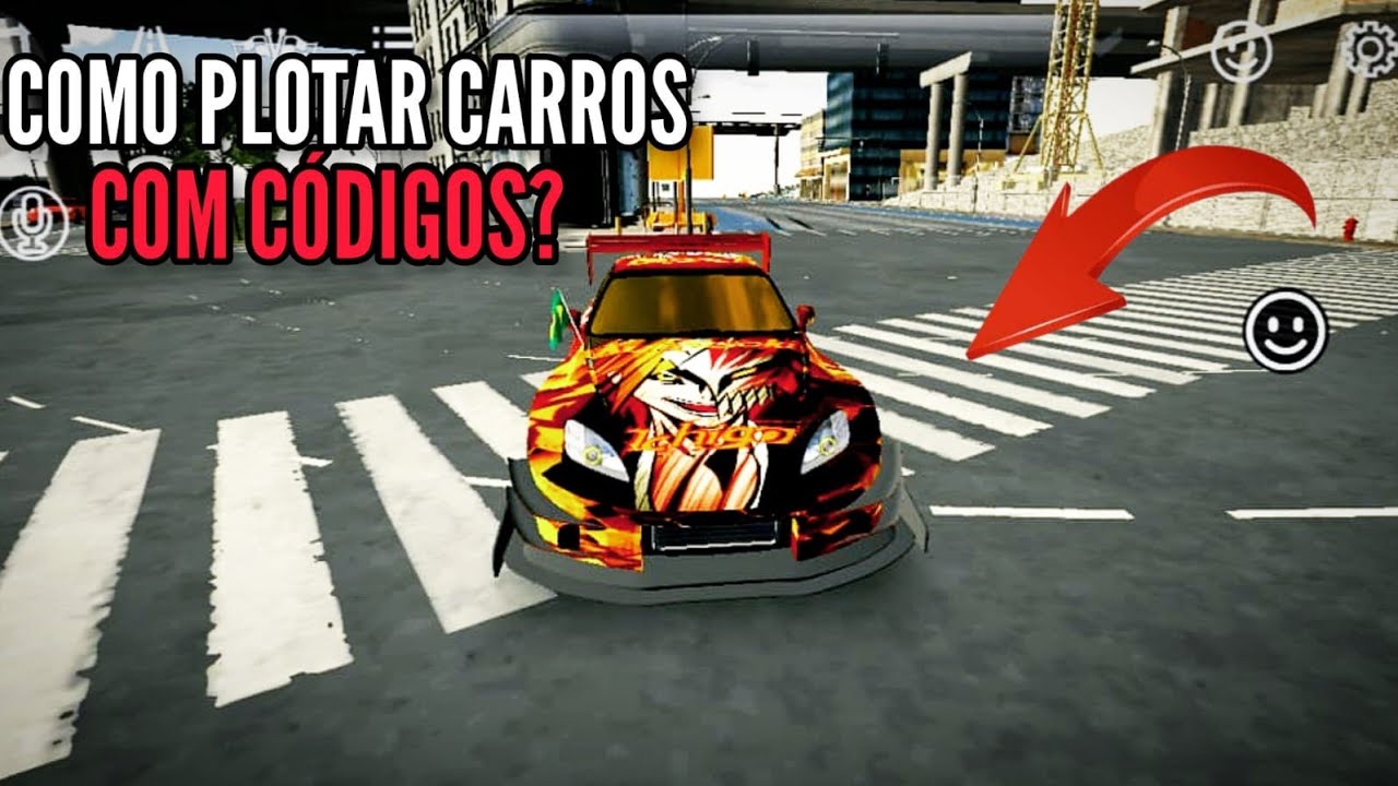 COMO FAZER PLOTAGEM DE CARROS PELO CODIGO 2023 ( CAR PARKING ...