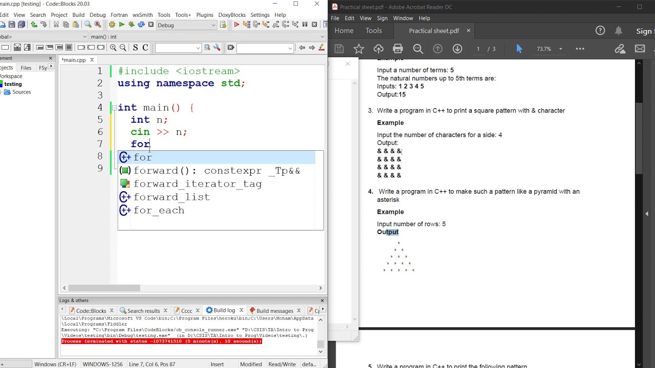 18. Loops Sheet Solution Part 1 - YouTube