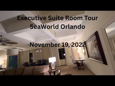 Executive Suite Room Tour - Renaissance SeaWorld Orlando - YouTube
