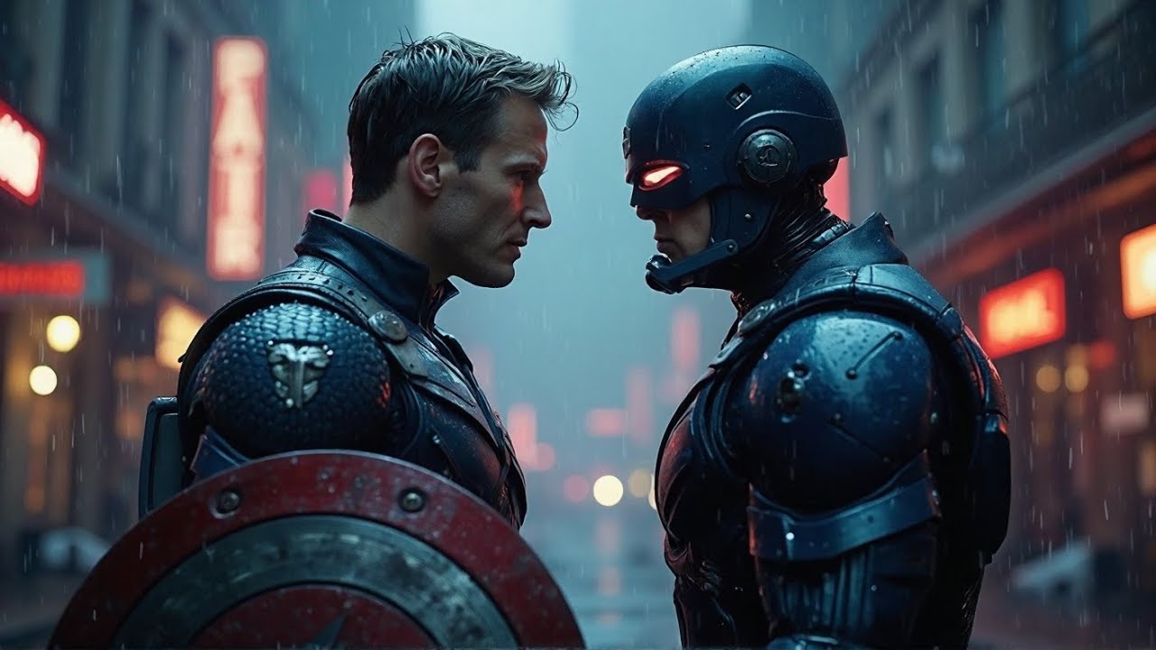 Captain America vs RoboCop: Last Stand | Epic Final Battle - YouTube
