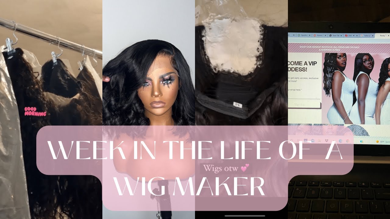BOSS BABE VLOG| RESTOCKING! MAKING WIGS, NEW INVENTORY, NEW WEBSITE ...