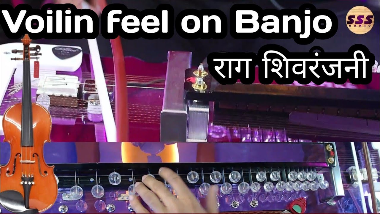 Raag Shivranjani Volin feel on Banjo | Banjo Sad Music | Surbhi Swar ...