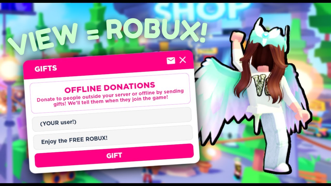 Giving away Robux in PLS DONATE | ROBLOX - YouTube