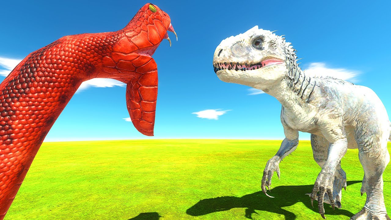 INDOMINUS REX vs Every Carnivore - Animal Revolt Battle Simulator - YouTube