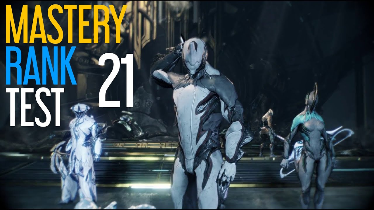 Warframe - Mastery Rank 21 Test [Timed Exterminate Test] - YouTube