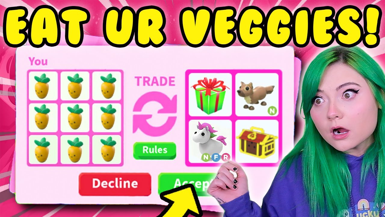 Trading Carrots in Adopt Me Roblox! 🥕 (I Met Jeff Bezos!?) - YouTube