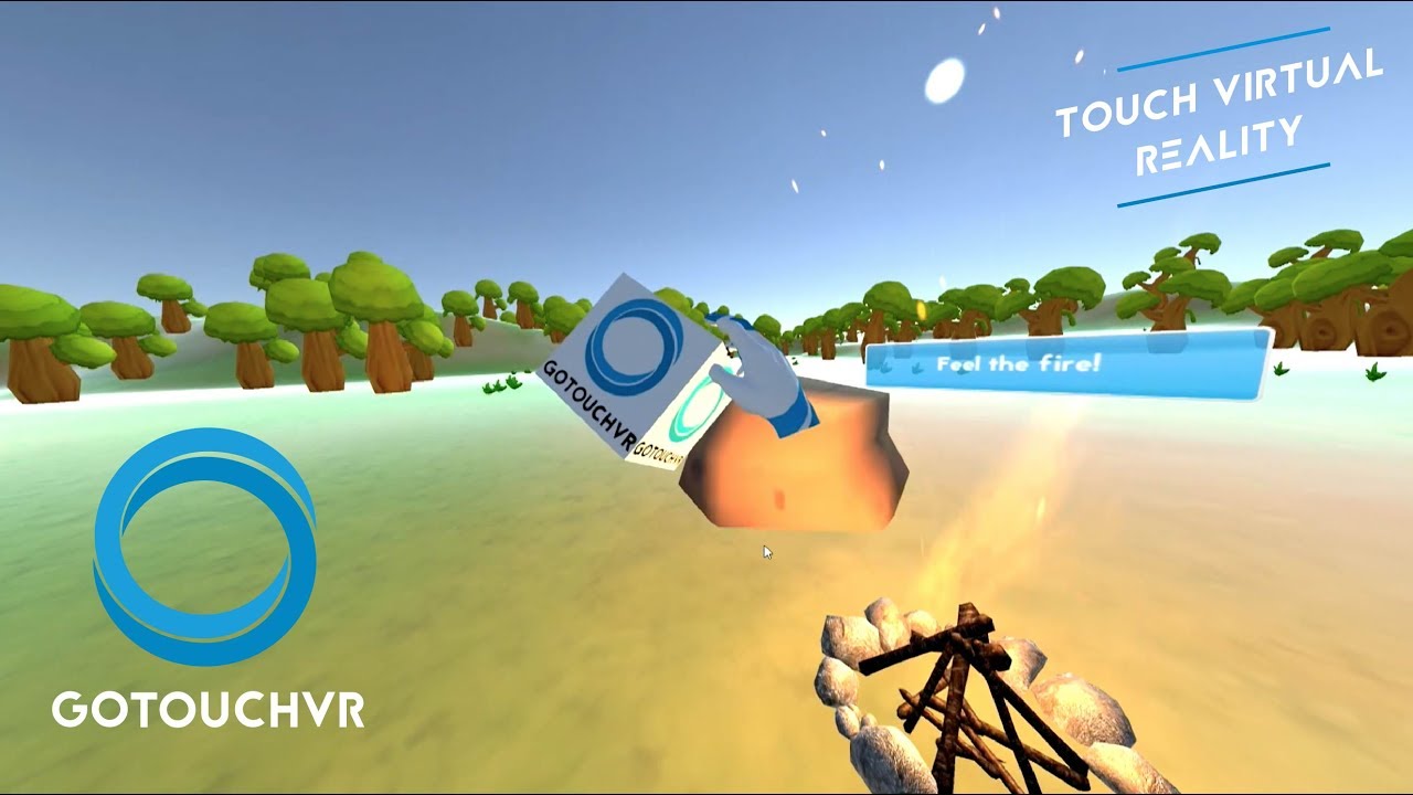 VR Touch haptic interaction demo at Vivatechnology by Go Touch VR - YouTube