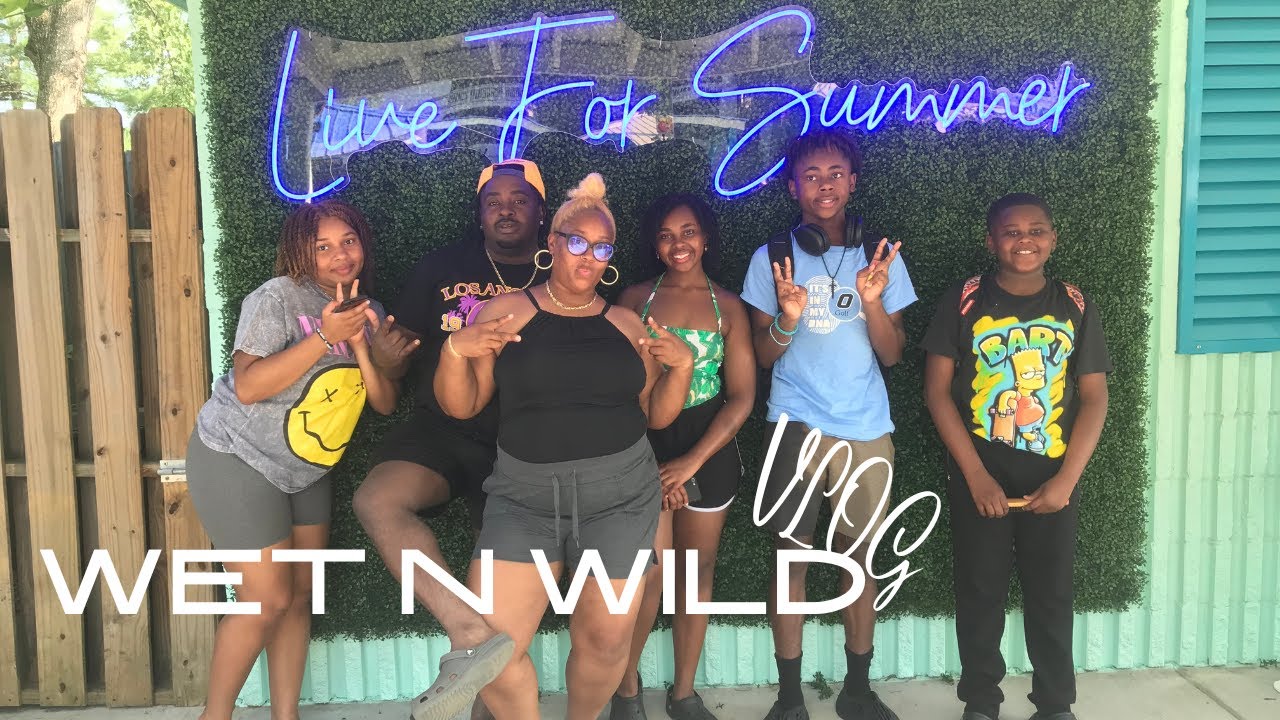 FAMILY VLOG|WET N WILD WATERPARK|GREENSBORO NC|SUMMER DITL|4TH OF JULY ...