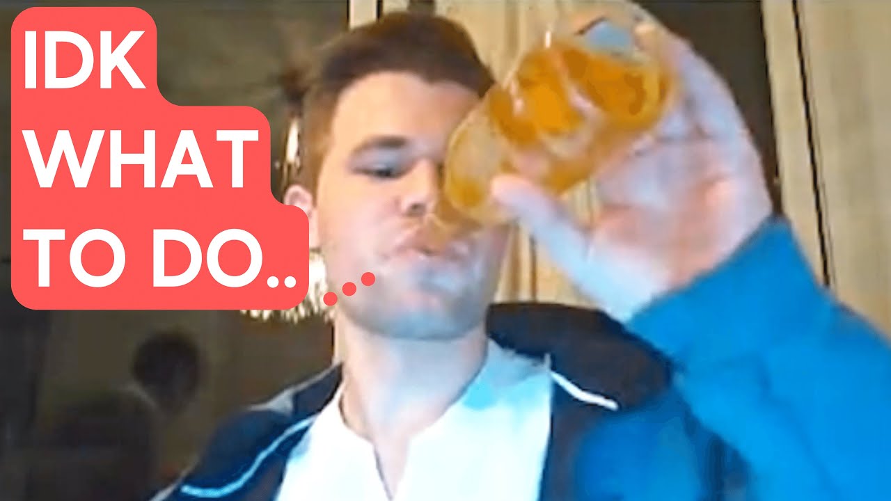 DRUNK Magnus Carlsen DESTROYS Andrew Tang while listening to Darude ...