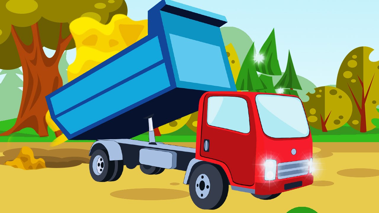Der Truck, der Abschleppwagen Kinderfilme | Lastwagen Bau-Cartoon-Serie ...