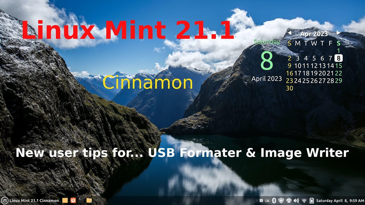 Linux Mint 21.1 - Cinnamon - New user tips on USB Formatter & Image ...