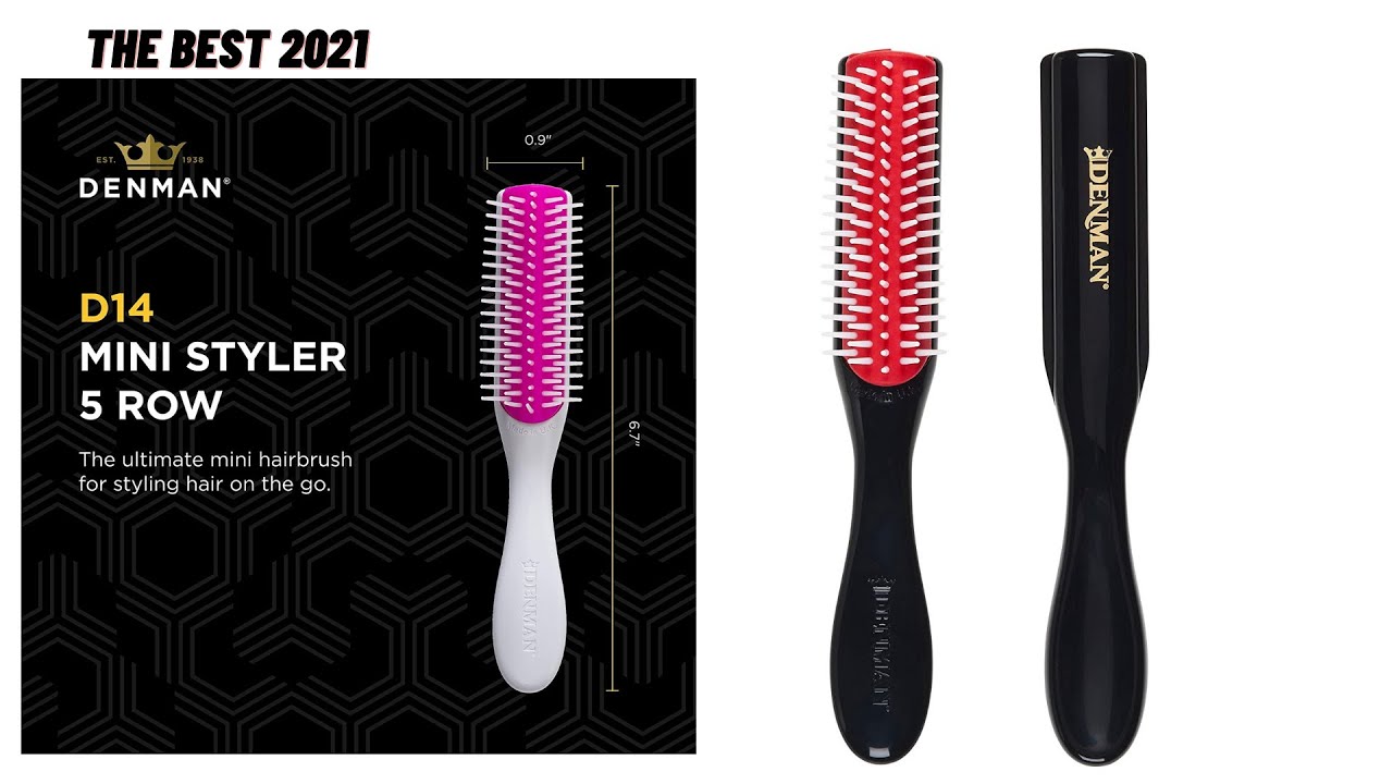 Denman Classic Styling Brush 5 Row D14 – Hair Brush for Separating, Shaping & Defining Curls ...