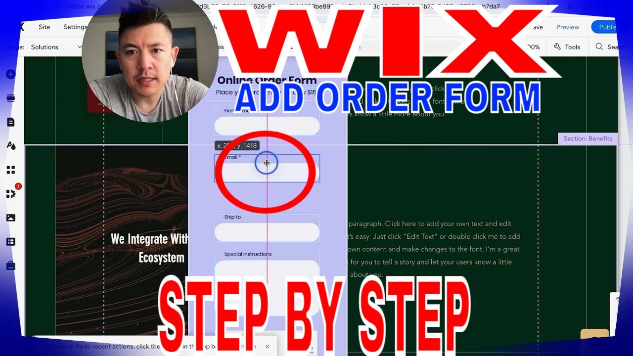 How To Add Order Form To Wix Website Builder 🔴 - YouTube