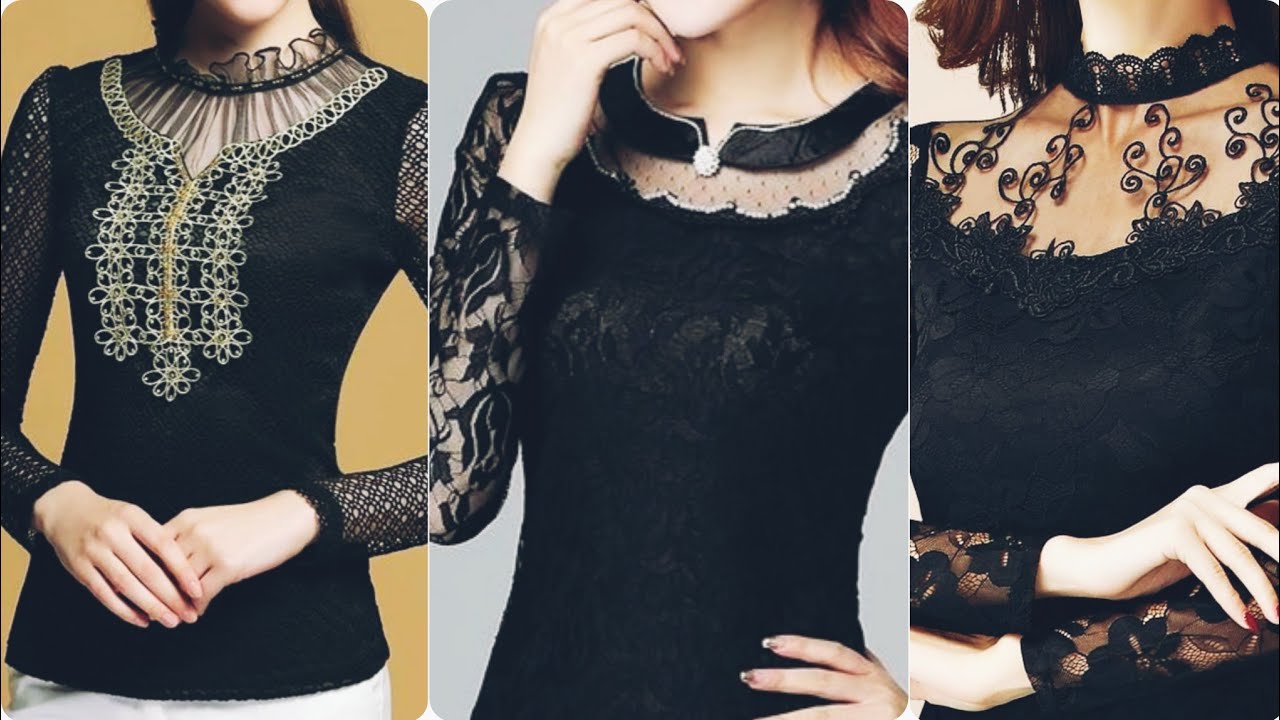 very stylish net top design for girls collection - YouTube